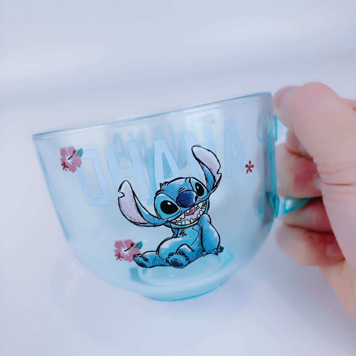 Disney Lilo & Stitch Stitch Gradient 16oz Glass Coffee Mug - Blue – Pit ...