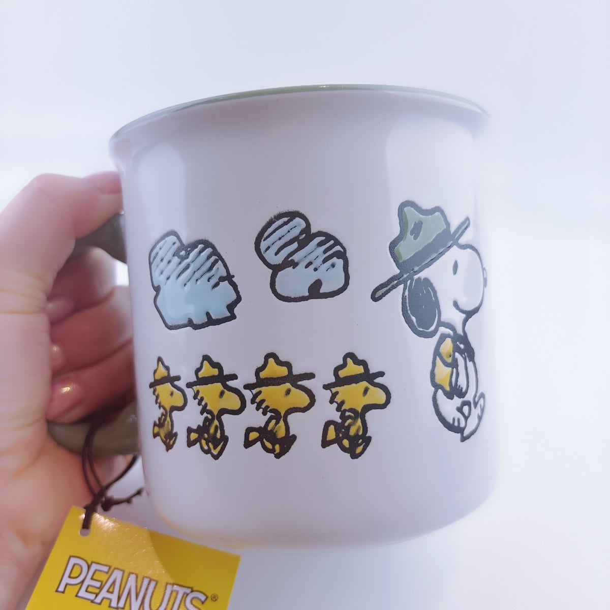 Peanuts Snoopy Better With Friends Stoneware Big Coffee Mug Cup 21 oz ...