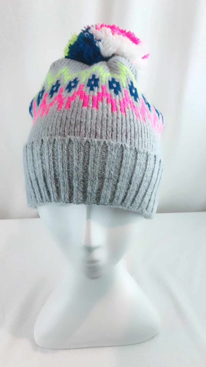 AEROPOSTALE NEON FAIR ISLE BEANIE HAT – Pit-a-Pats.com