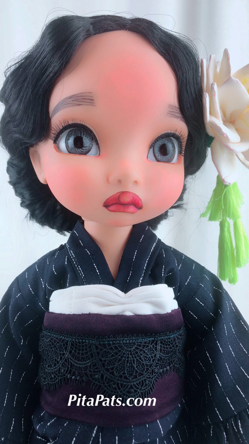 Custom Animator Doll Pocahontas in Pretty Kimono – Pit-a-Pats.com