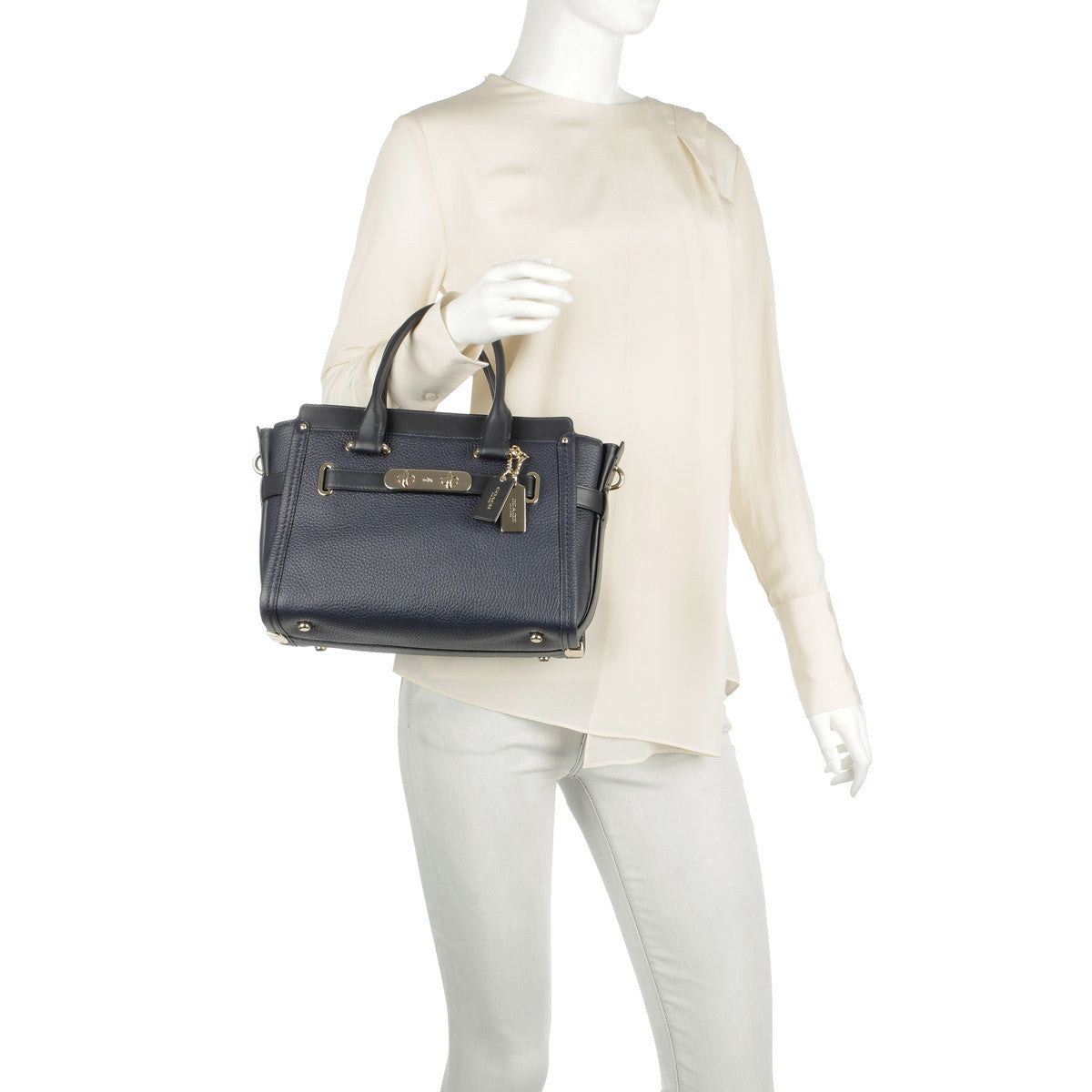COACH SWAGGER 27 IN PEBBLE LEATHER – Pit-a-Pats.com