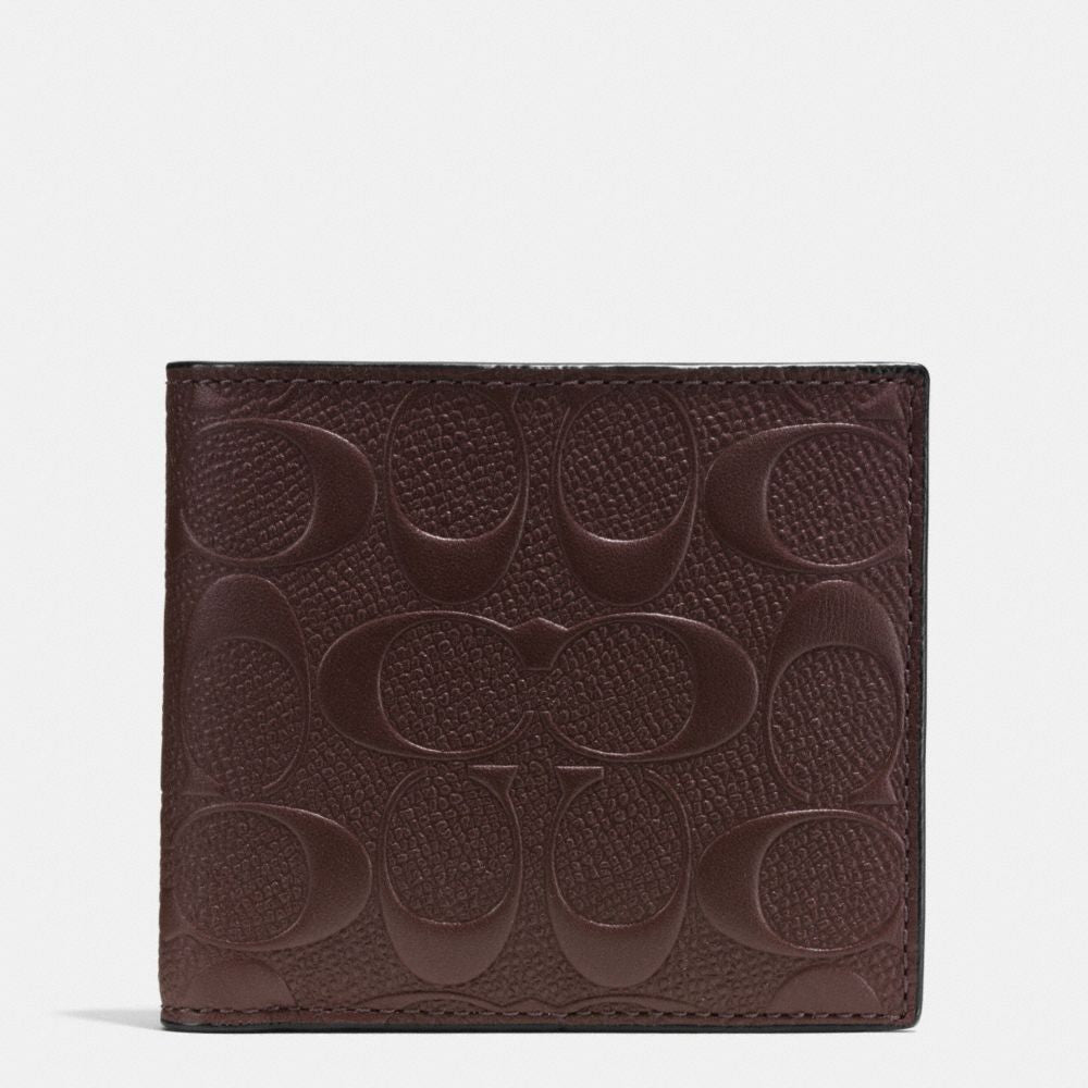 COACH COIN WALLET IN SIGNATURE CROSSGRAIN LEATHER – Pit-a-Pats.com