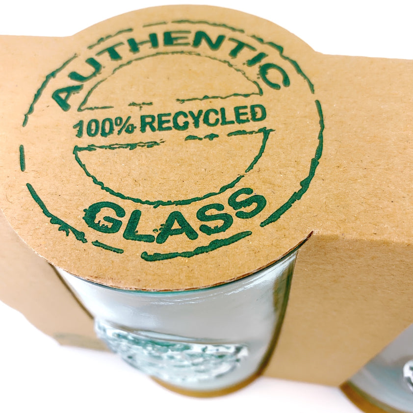 Authentic San Miguel Drinking Glasses 100% Recycled Glass Long Cups ...