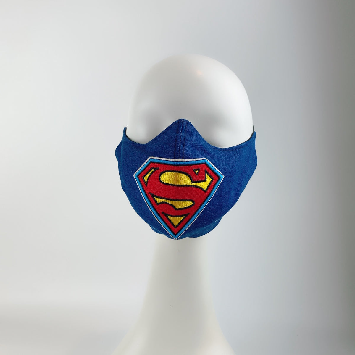 Mask 4 Protect Face Mask Superman Insignia Denim – Pit-a-Pats.com