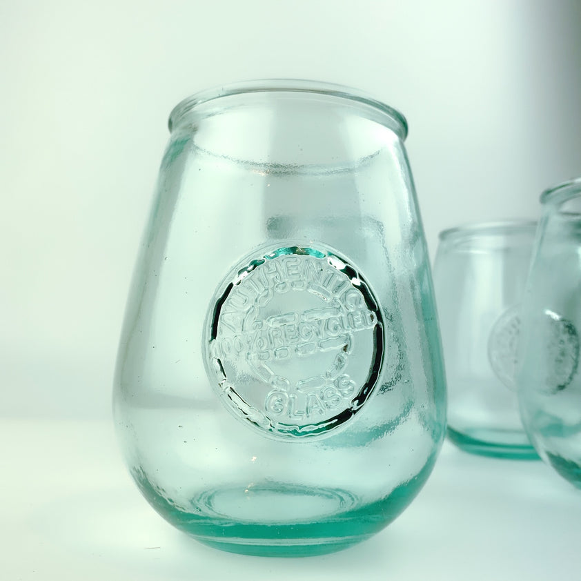 Authentic San Miguel Drinking Glasses 100% Recycled Glass - Set of 4 ...