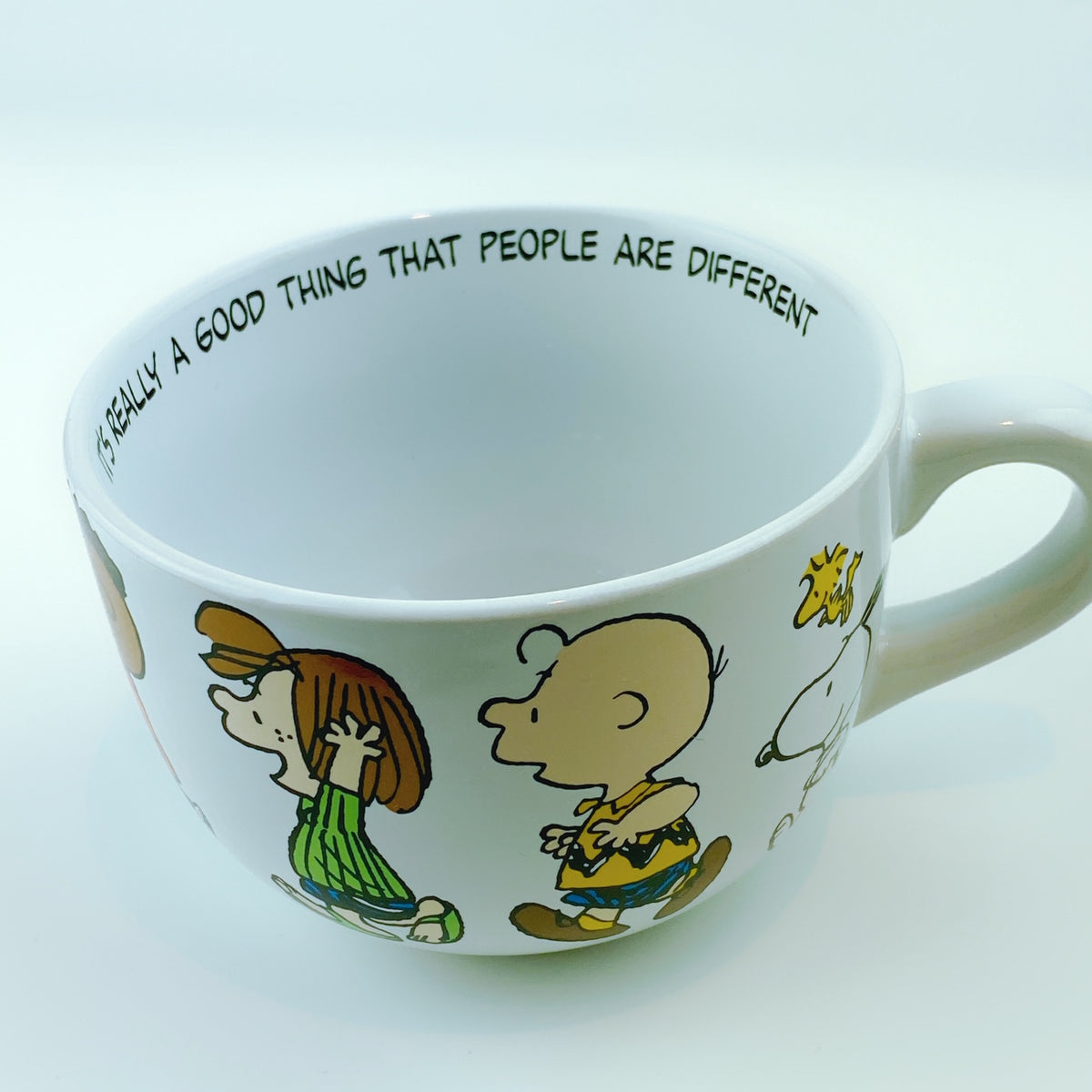 Peanuts Charlie Brown & Friends 'All Around' Ceramic Big Coffee Mug Cu ...