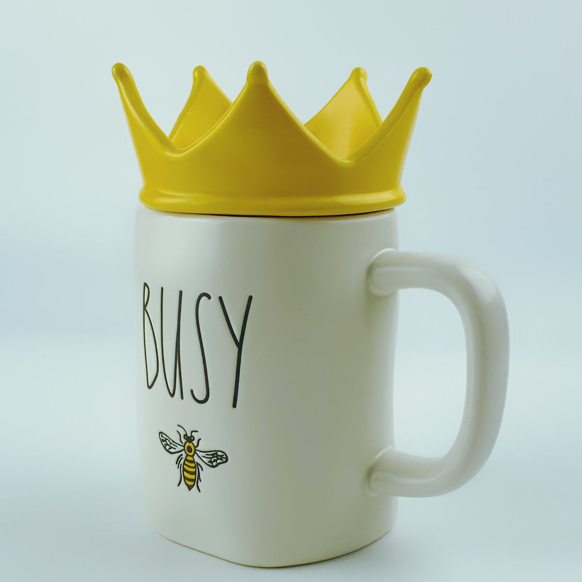 Rae Dunn By Magenta Queen Bee With Lid Coffee Tea Mug 20 oz – Pit-a ...