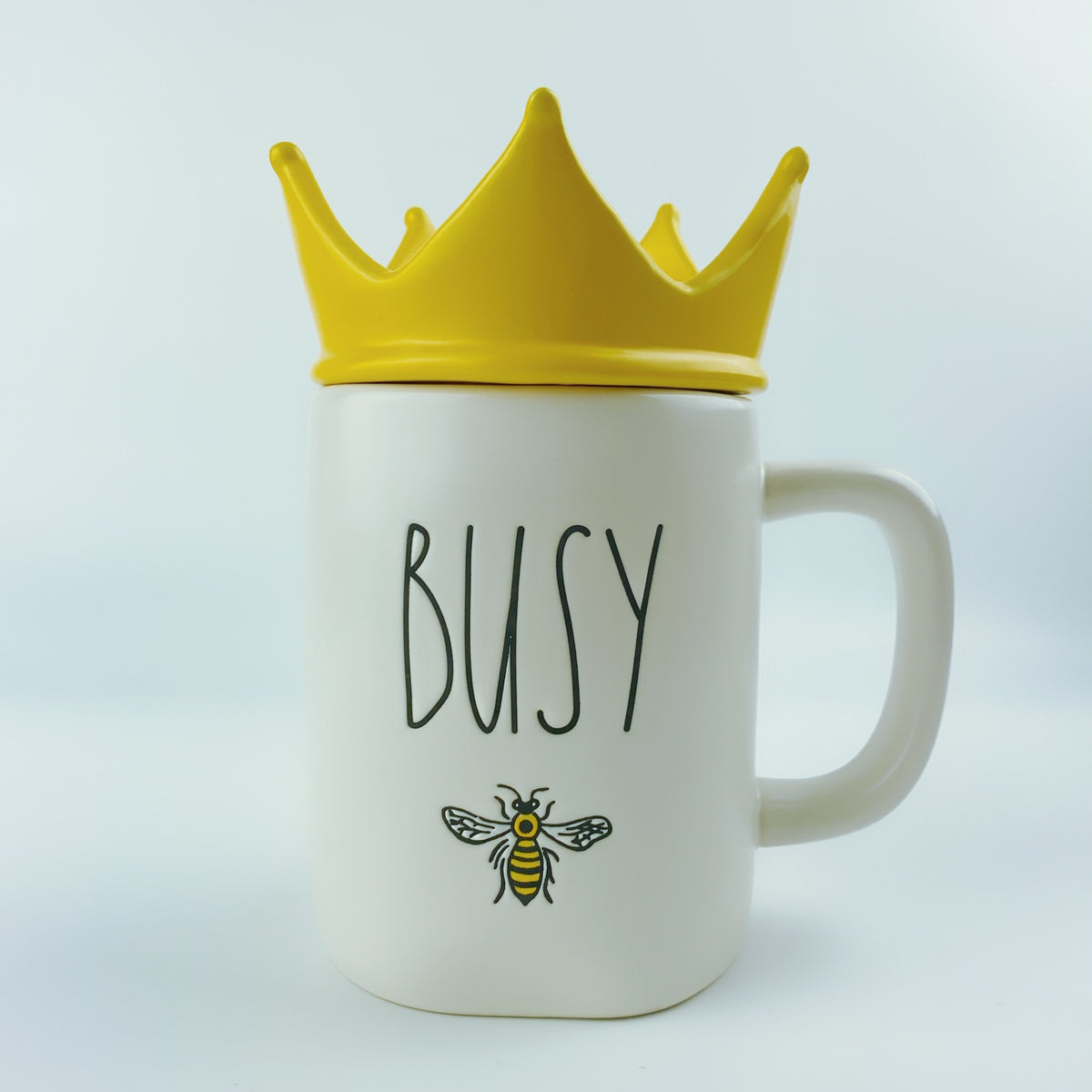 Rae Dunn By Magenta Queen Bee With Lid Coffee Tea Mug 20 oz – Pit-a ...