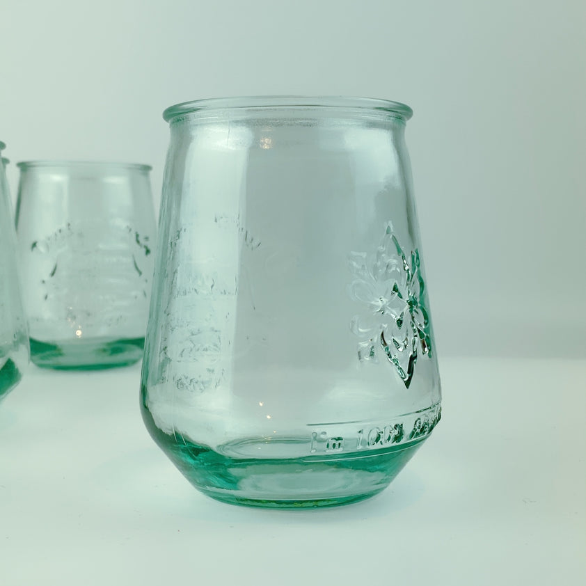 Authentic San Miguel Drinking Glasses 100% Recycled Glass - Set of 6 ...
