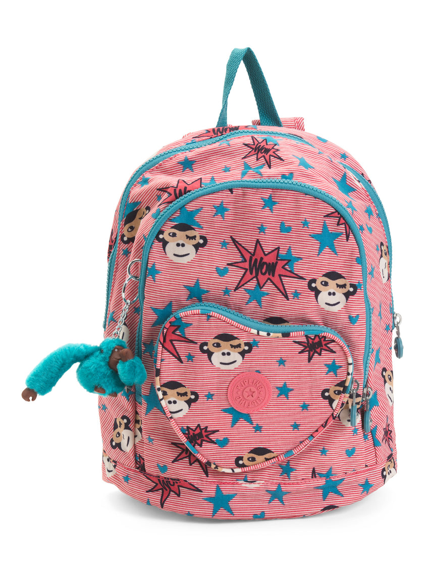 Kipling Heart Printed Kids Backpack - Toddler Girl – Pit-a-Pats.com